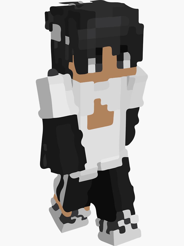 Sapnap Ghostbur Dream Smp Skin Minecraft Speedrun Manhunt Sticker For