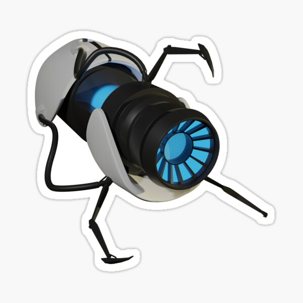 "Portal gun" Sticker for Sale by INHstudio | Redbubble