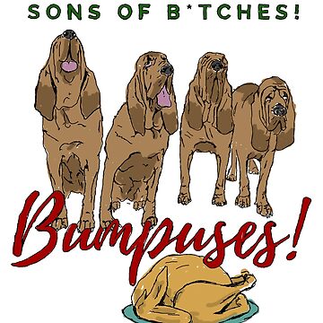 "Christmas Story Bumpuses Bloodhounds" Sticker for Sale by adrienne75 ...