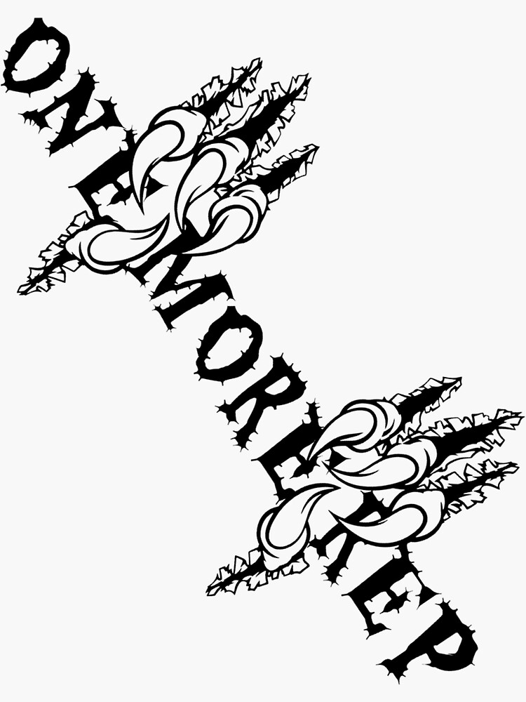 "One More Rep" Sticker for Sale by strikefear | Redbubble