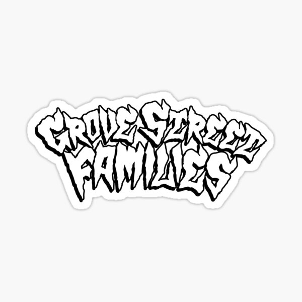 " Der Gegenstand der GROVE STREET FAMILIES" Sticker von AmrWalid ...