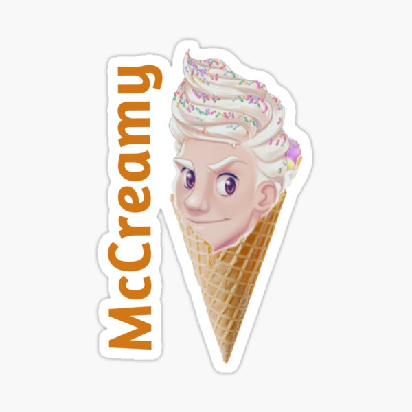"Mccreamy icecream sticker" Sticker for Sale by workNquote | Redbubble