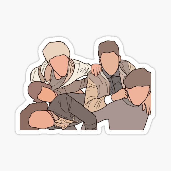 "one direction " Sticker for Sale by Dcrdelanie123 | Redbubble