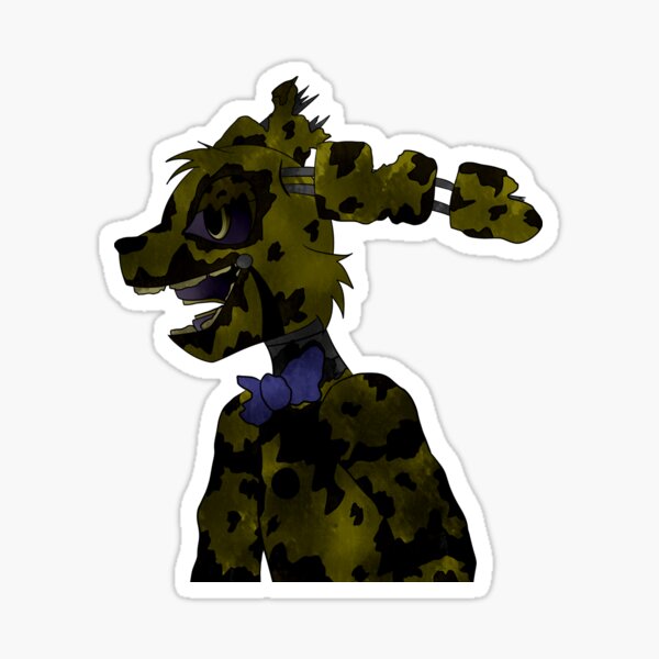 "FNAF Springtrap" Sticker for Sale by luckyemily1231 | Redbubble