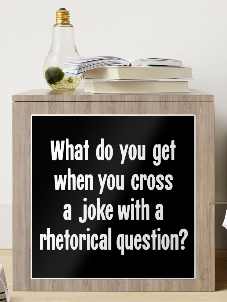 Rhetorical Question Joke Rhetorical Question Throw Blanket | CafePress