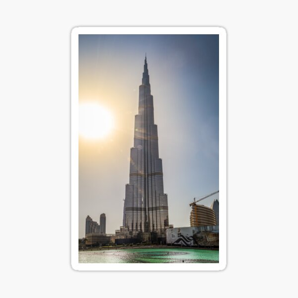 "Burj Khalifa" Sticker for Sale by Kenobass | Redbubble