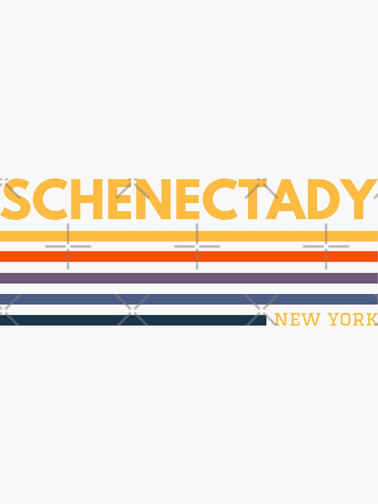 "Schenectady New York" Sticker by Taumaturgo | Redbubble