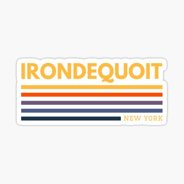 "Irondequoit New York" Sticker for Sale by Taumaturgo | Redbubble