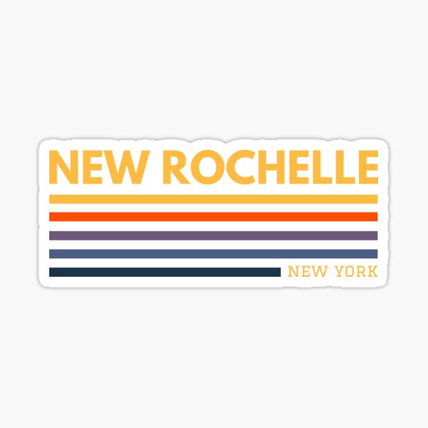 "New Rochelle New York" Sticker by Taumaturgo | Redbubble
