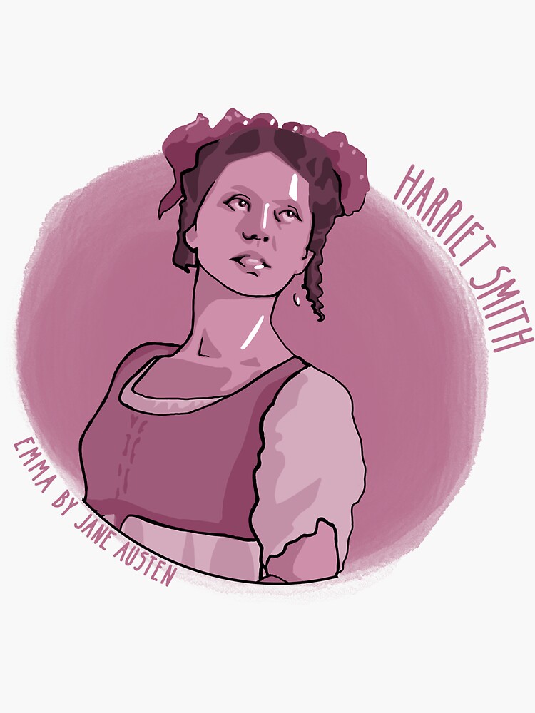 "Harriet Smith" Sticker for Sale by janeaustenmeme | Redbubble