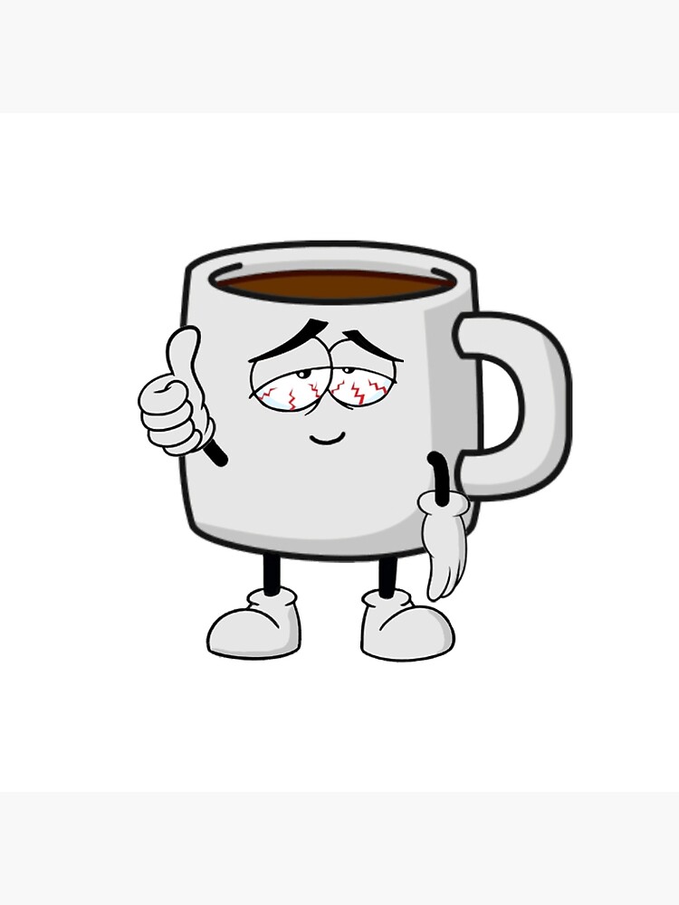 Póster «Morning Joe Coffee Mug Personaje de dibujos animados» de ...