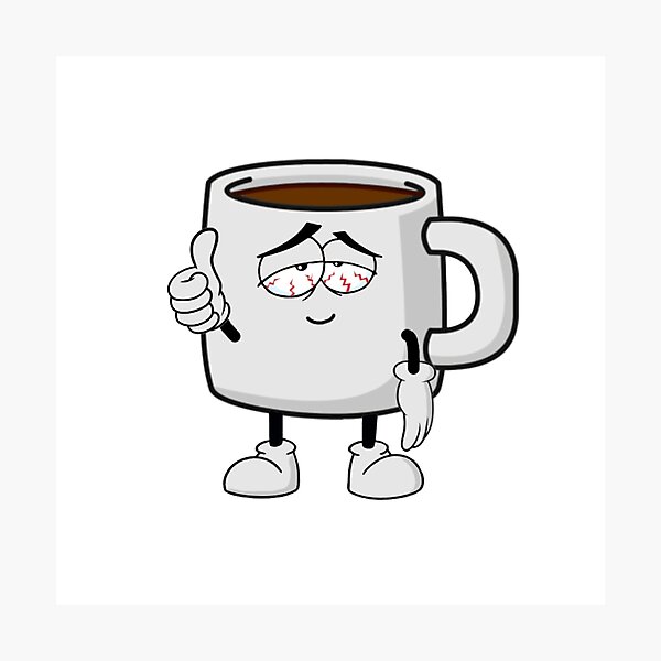 Lámina fotográfica «Morning Joe Coffee Mug Personaje de dibujos ...