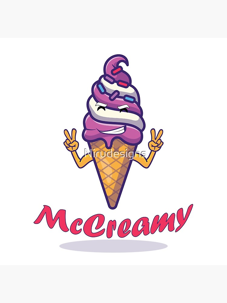 "Mccreamy ice cream" Poster by Nirudesigns | Redbubble