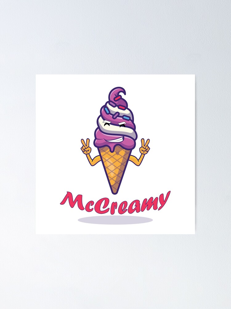 "Mccreamy ice cream" Poster by Nirudesigns | Redbubble