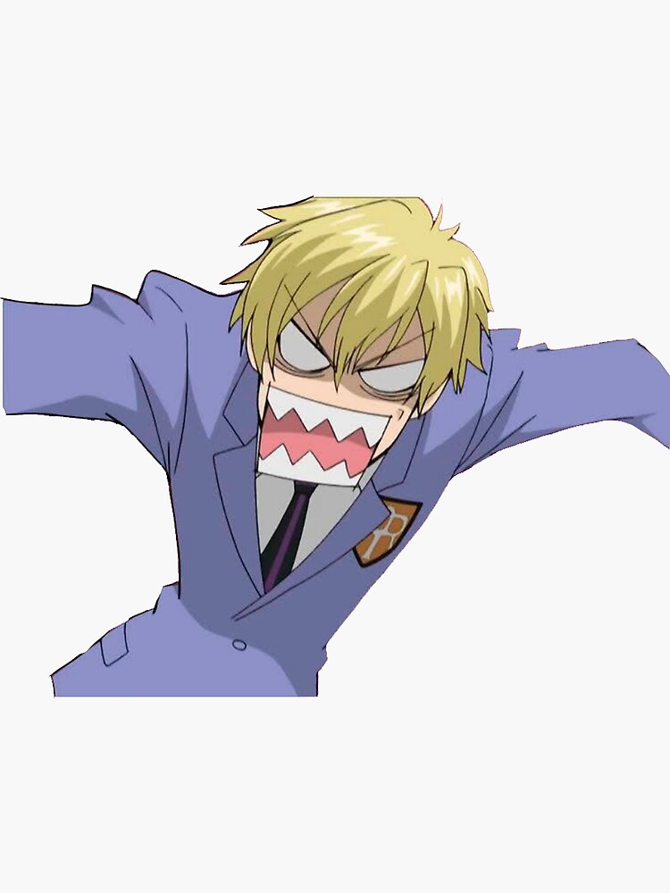 "Ouran highschool host club- Angry Tamaki Suoh " Sticker by ...
