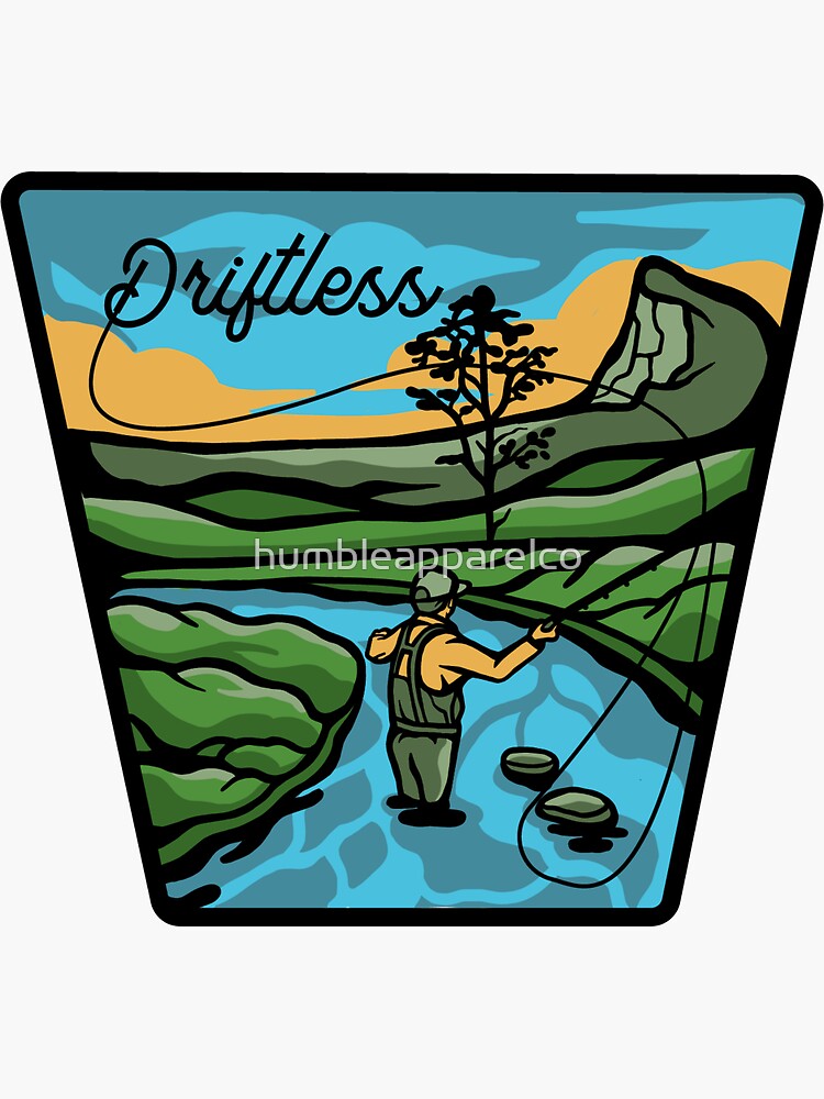"The Driftless Area" Sticker for Sale by humbleapparelco | Redbubble