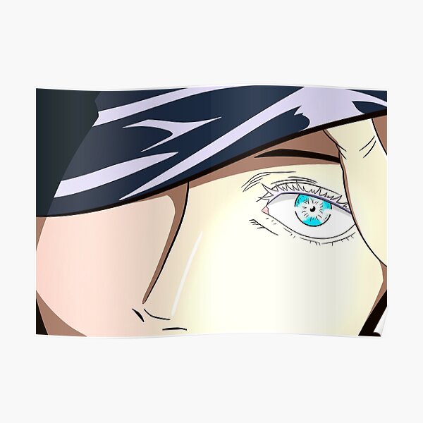 "Gojo sensei " Poster by Yubi-fries | Redbubble