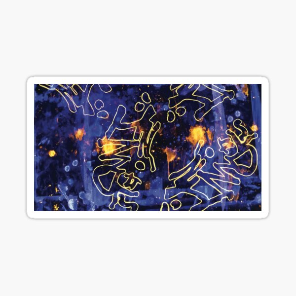 "Graffiti Galaxy" Sticker by britishchompers | Redbubble