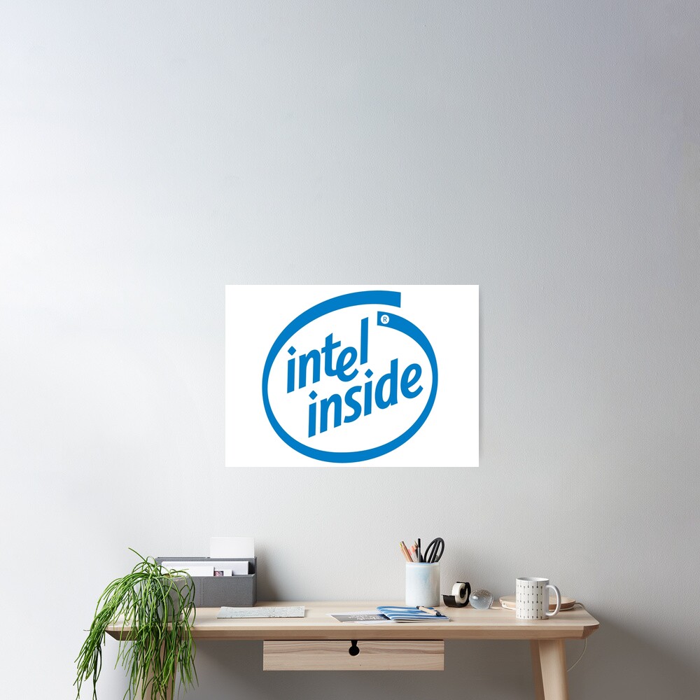 "Intel Inside!" Poster von HarryFearns | Redbubble