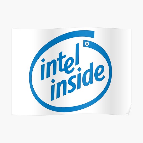 "Intel Inside!" Poster von HarryFearns | Redbubble