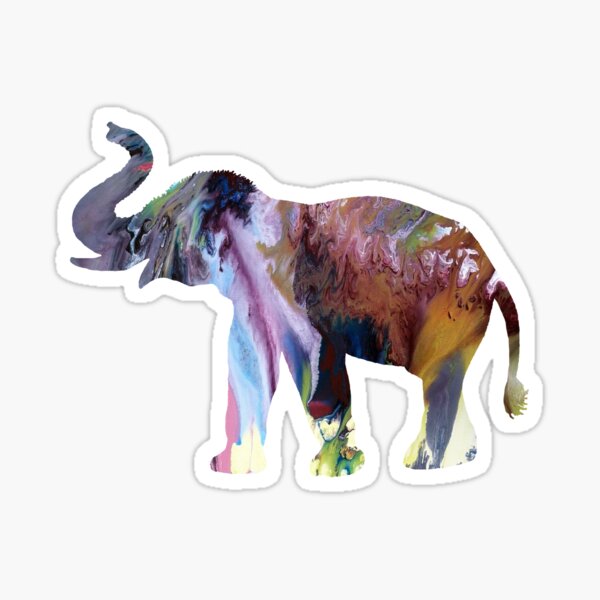 "Elephant" Sticker for Sale by MordaxFurritus | Redbubble
