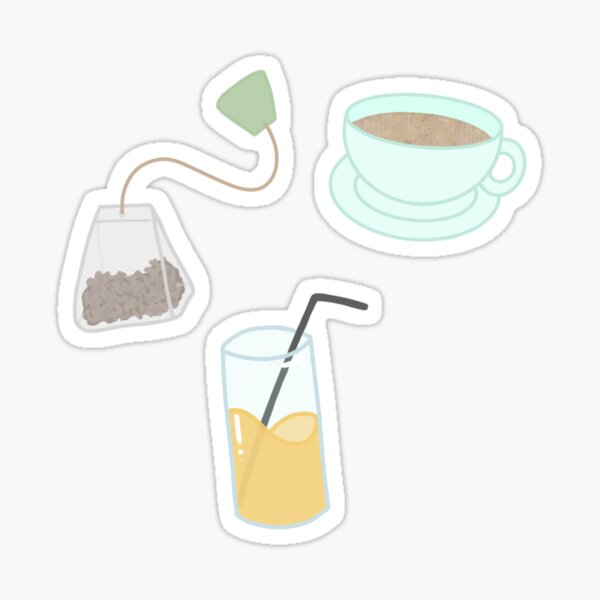 "Cute Café " Sticker by vanillagutz | Redbubble
