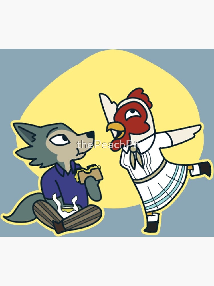 "Beastars Legoshi (with Egg Sandwich) and Legom Chibi" Photographic ...