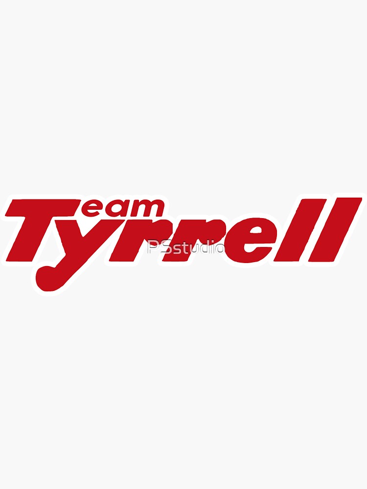 "Tyrrell Team Racing" Sticker by PSstudio | Redbubble