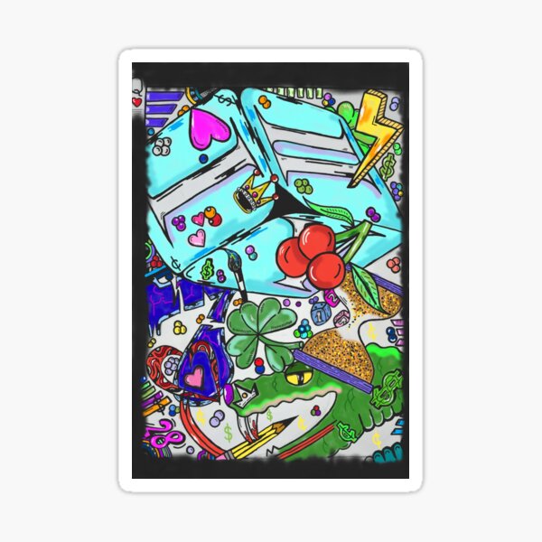 "Life Is A Gamble " Sticker for Sale by EFBytes | Redbubble