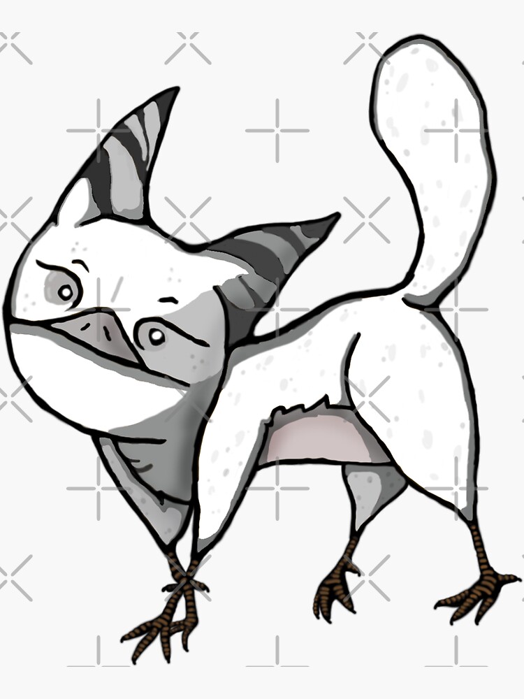 "White Loth Cat" Sticker for Sale by maddyspindler | Redbubble