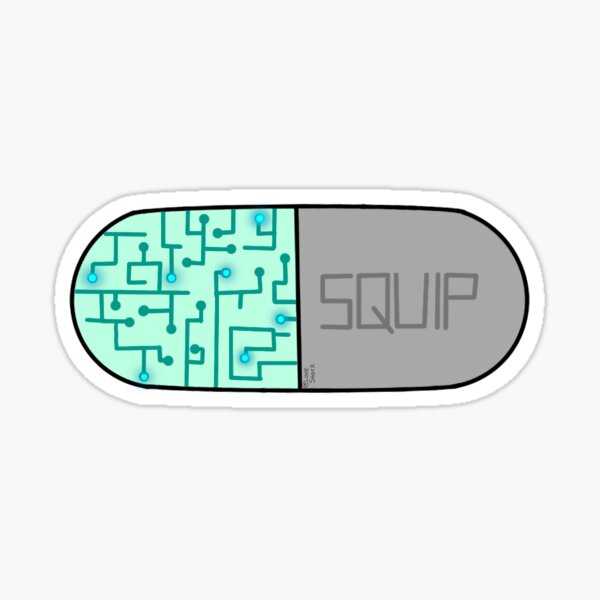 "BMC SQUIP Pill" Sticker by wxshingtxn | Redbubble