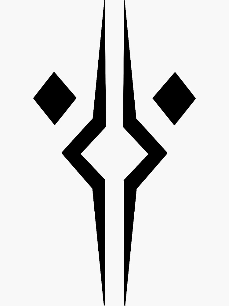 "Ahsoka - fulcrum sign" Sticker by Artworkbydizzy | Redbubble