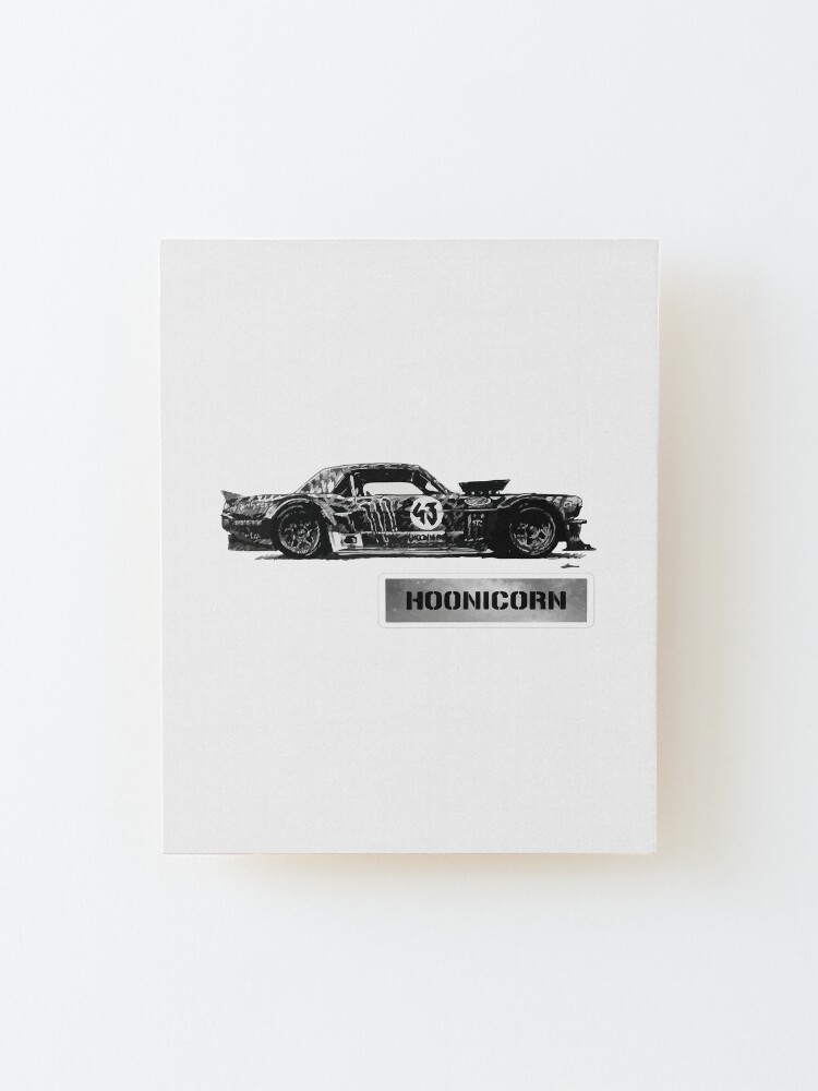 "Hoonicorn drawing black and white best gift for drift passionate ...