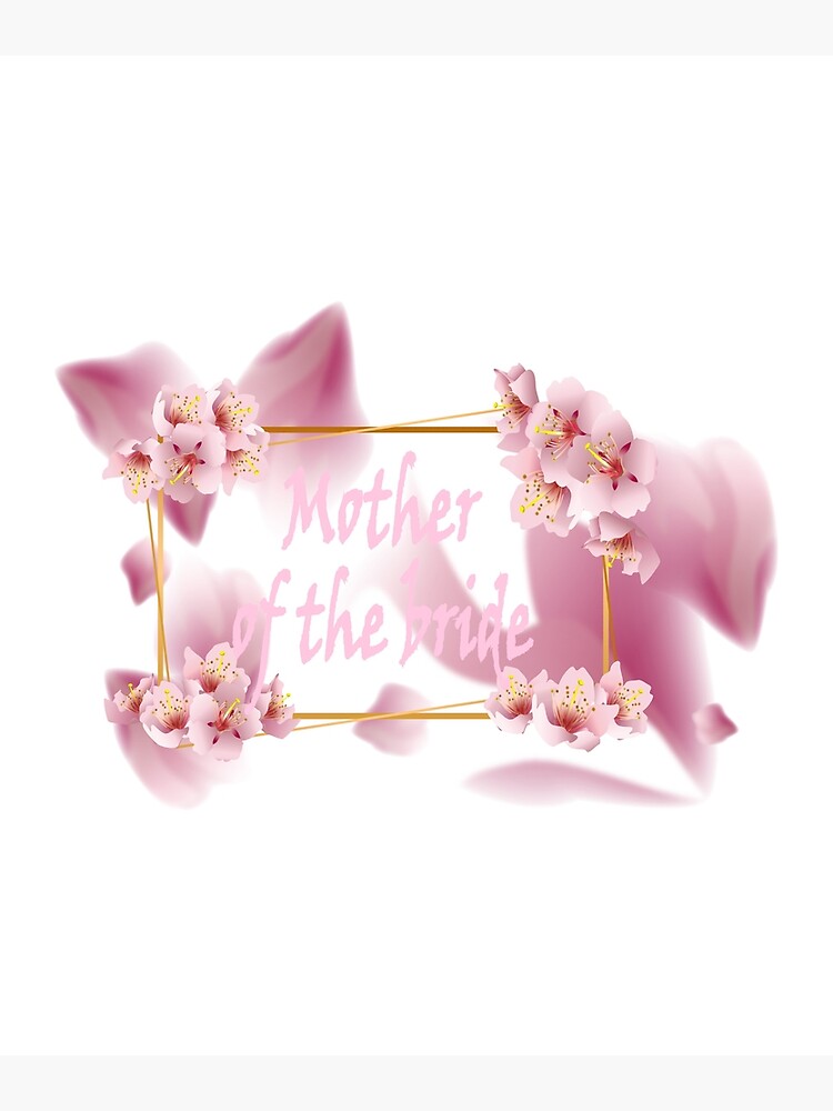 "Mother of the bride" Poster for Sale by Lactus | Redbubble