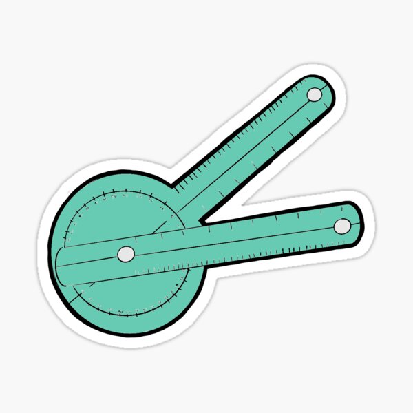 "Goniometer " Sticker by Made-by-Mads | Redbubble