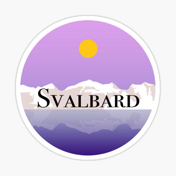 "Svalbard" Sticker by mirg | Redbubble