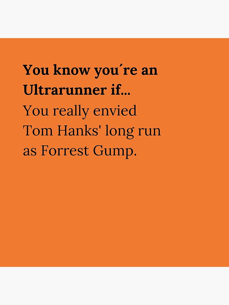"Run, Forrest, Run! Ultra edition" Poster for Sale by UltraRunners ...