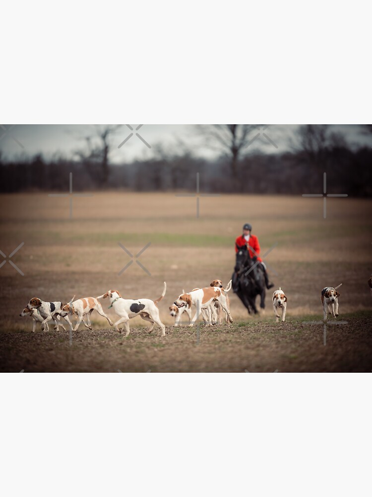 "Traditional Fox Hunt" Sticker for Sale by markspowart | Redbubble