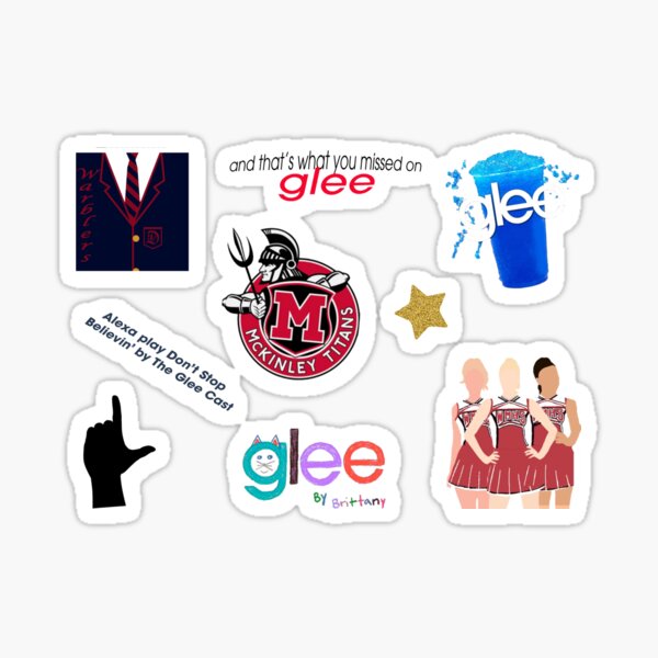 "Essential Glee Pack" Sticker by kkuehl8 | Redbubble