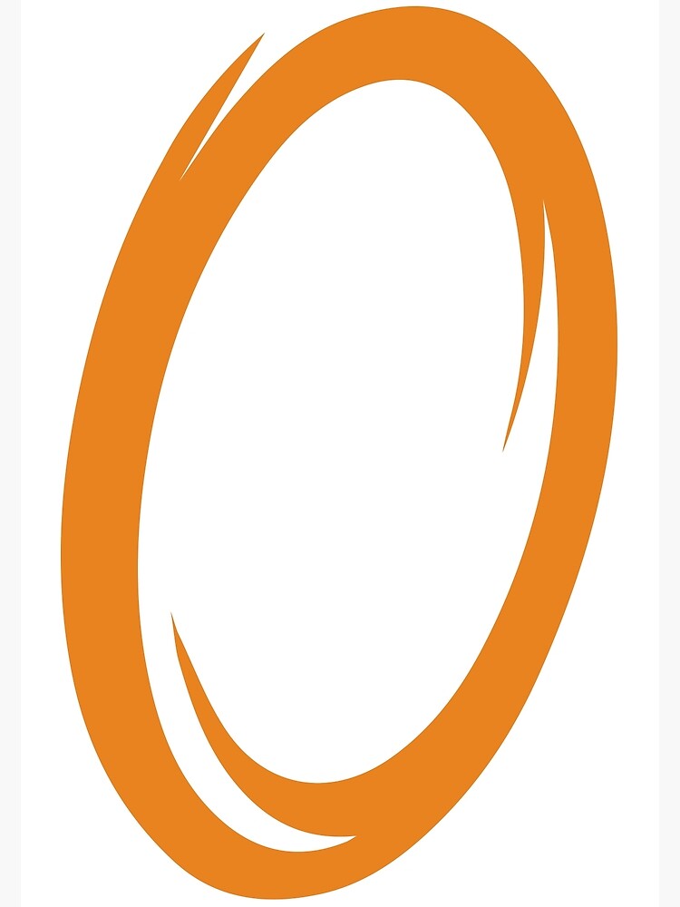 "Orange Portal" Poster by cassiarose | Redbubble