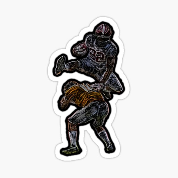 "Hurdle Like Najee Harris" Sticker for Sale by KevinLeonardArt | Redbubble