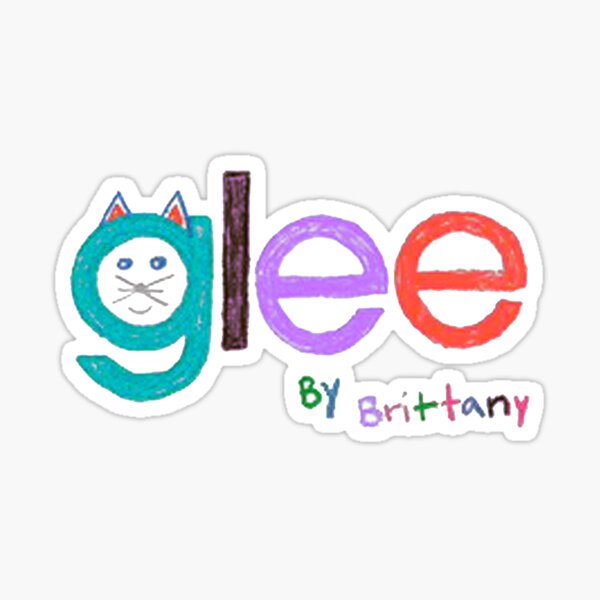 "Glee by Brittney" Sticker for Sale by Kool Stickers | Redbubble