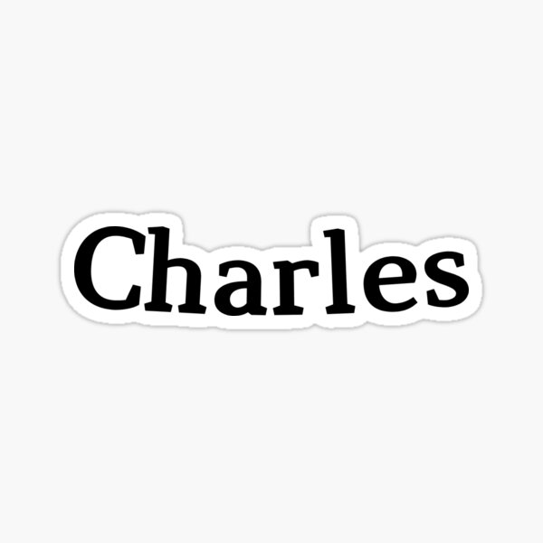 "Charles" Sticker for Sale by Ecobox | Redbubble
