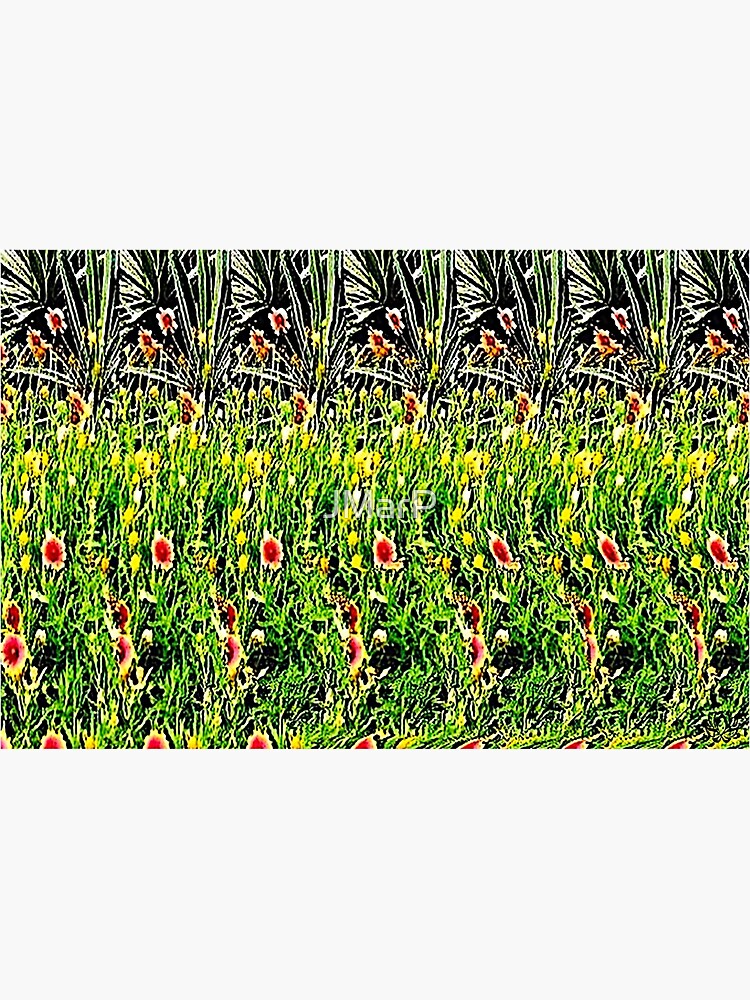 "Garden Cave Stereogram" Poster by JMarP | Redbubble