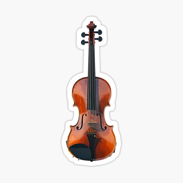 "Classic Violin Original Design" Sticker for Sale by PeterADesign ...
