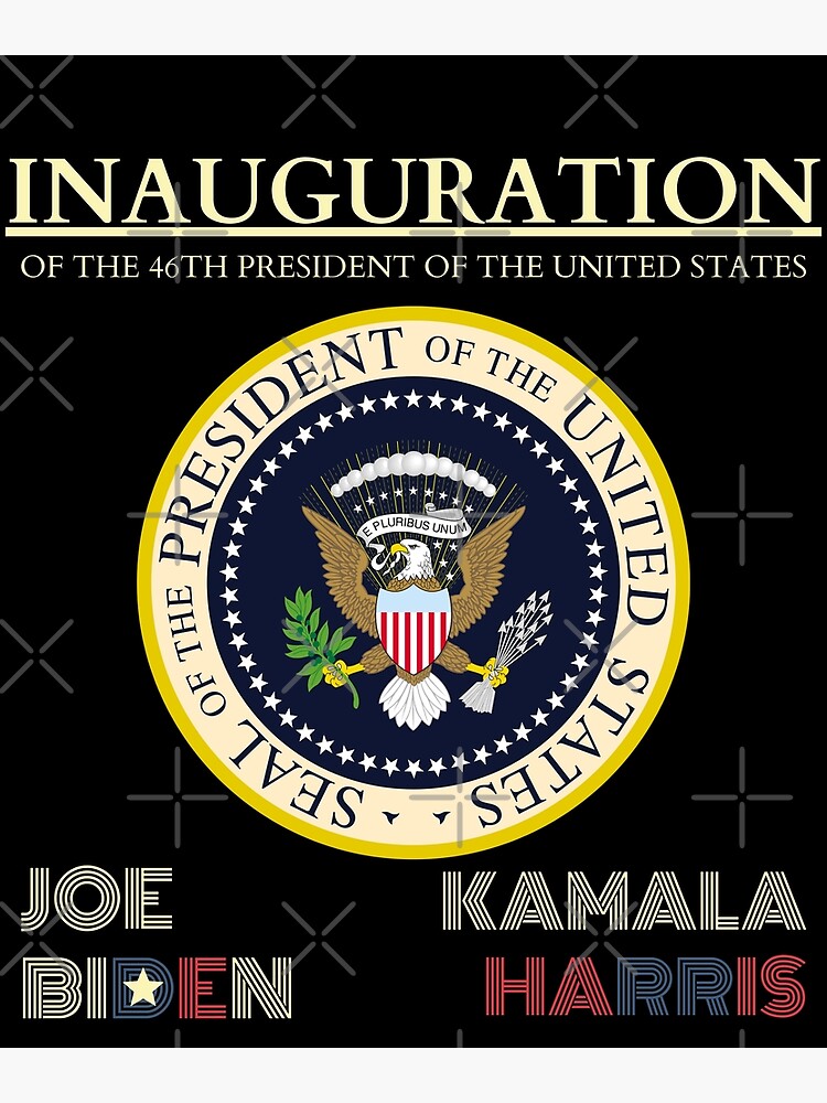 "Inauguration 2021 President Elect Biden, Vice Kamala Harris" Poster by ...
