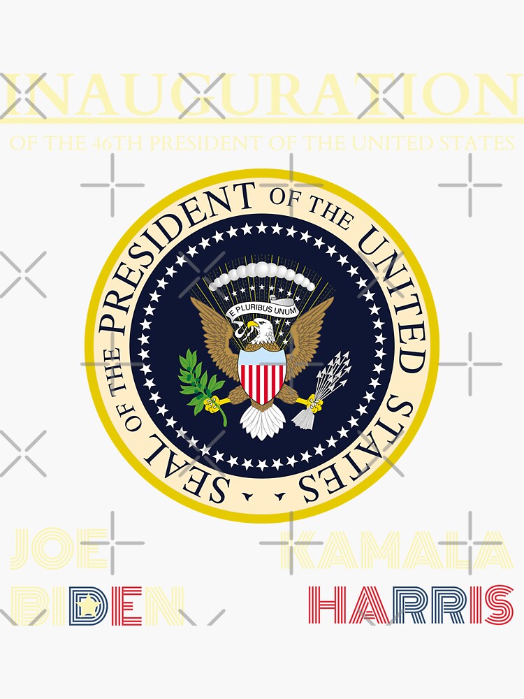 "Inauguration 2021 President Elect Biden, Vice Kamala Harris" Sticker ...