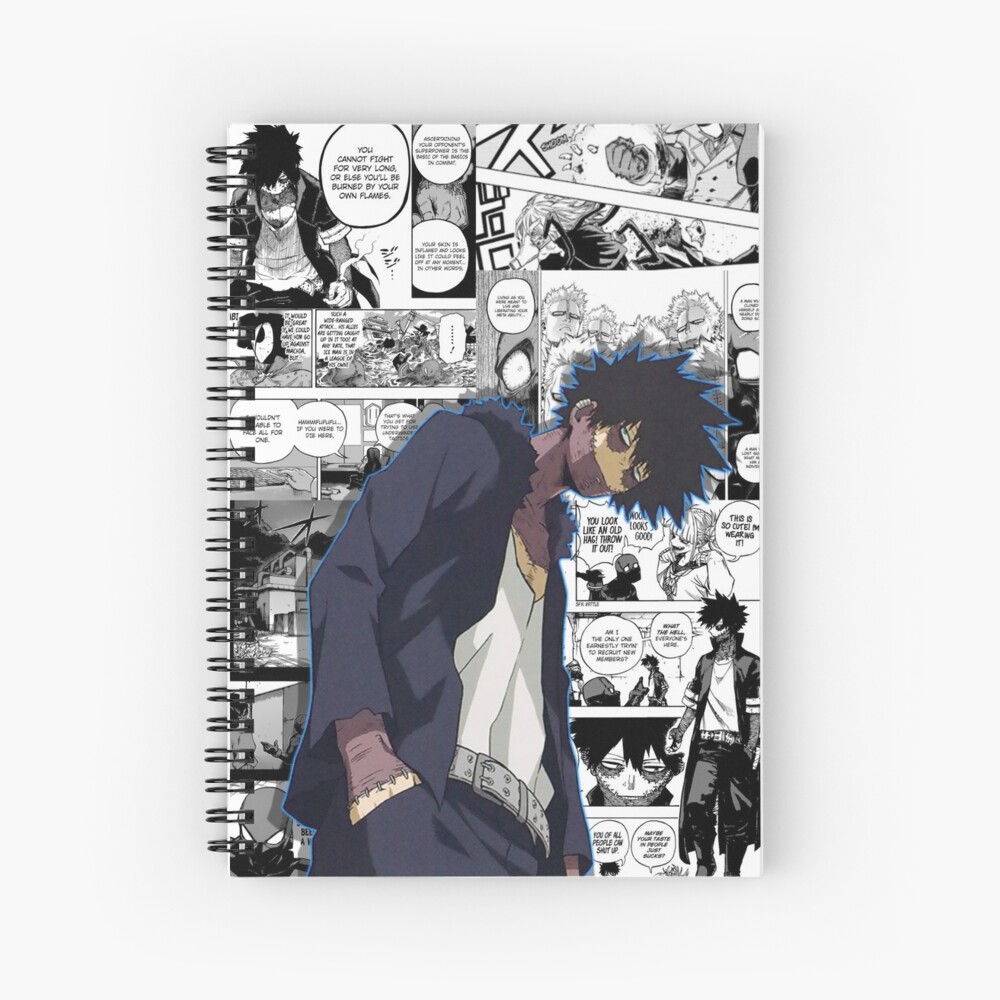 "Dabi(MHA) Manga" Spiral Notebook for Sale by iamtaart | Redbubble