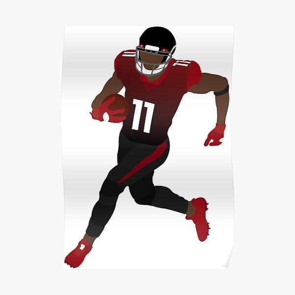 "Atlanta Wide Receiver" Poster by quarantineshop | Redbubble