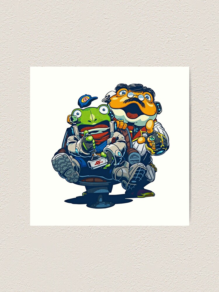 "Star Fox Guard - Grippy and Slippy" Art Print by UnitShifter | Redbubble